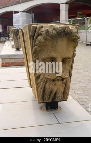 Keystone Heads - salvaged from the demolished 19th Century Royal ...