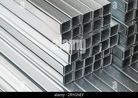 Metal profiles for drywall construction, corrugated C shaped studs ...