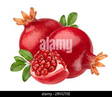 Macro of pomegranate. Element of food design Stock Photo - Alamy