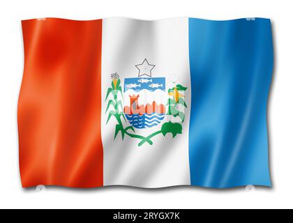 Alagoas state flag, Brazil Stock Photo - Alamy