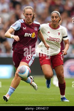 Aston Villa's Lucy Parker during the Barclays Women's Super League ...