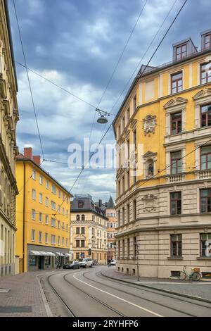 Street in Munich, Germany Stock Photo - Alamy