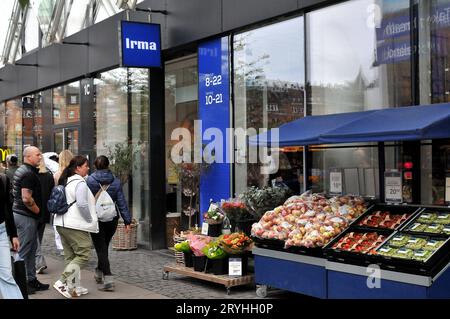 01 October. 2023/Irma grocery store in danish capital Copenhagen ...