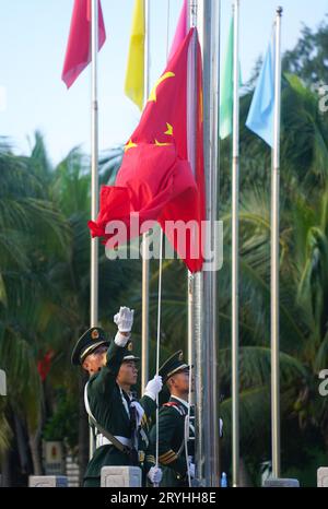 China Hainan province Sansha City Paracel Islands North Reef marine ...