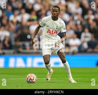 Tottenham Hotspur's Pape Matar Sarr during the Premier League match at ...