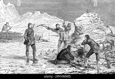 William Hobson and the men of the McClintock Artic Expedition finding ...