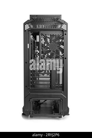 Open system unit case with fans of a personal computer Stock Photo - Alamy