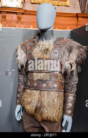 Costume worn by Uhtred Ragnarson ,on display at Bamburgh Castle ...