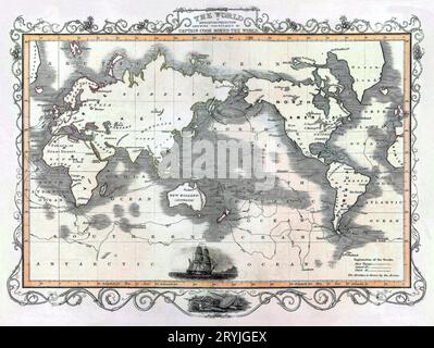 The Voyages of Captain James Cook (1852) by James Cook. Map of the ...