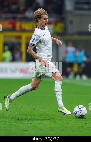 Nicolo Rovella of SS Lazio seen in action during the Serie A match ...