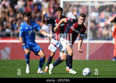 Stiven Shpendi (Empoli)Lewis Ferguson (Bologna)Oussama El Azzouzi ...