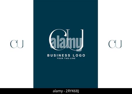 CU, UC Abstract Letters Logo Monogram Stock Vector Image & Art - Alamy