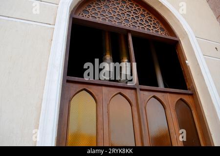 The aeration system in the area of bathrooms and ablution wudu area ...