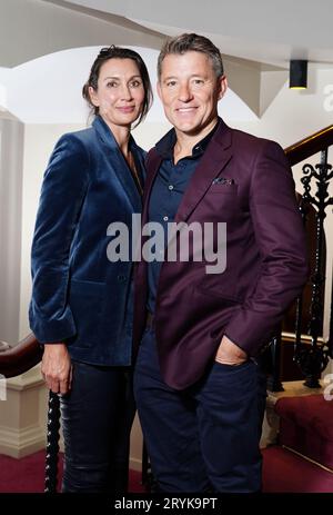 Ben Shephard and his wife Annie attending the aftershow party following ...