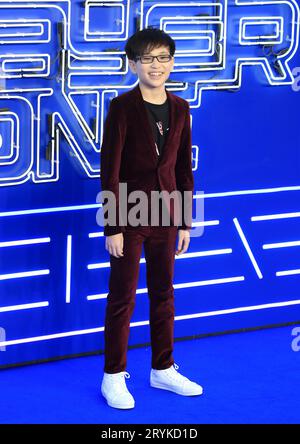 Philip Zhao attends the European Premiere of 'Ready Player One' at Vue ...