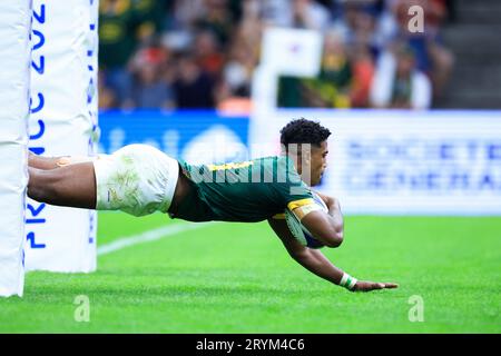 Canan Moodie of South Africa scores a try in 2nd half. Wales v South ...