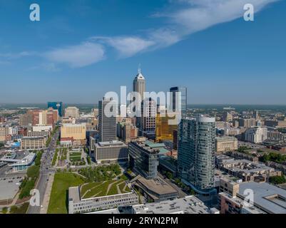 : May 23 Indianapolis Skyline Stock Photo - Alamy