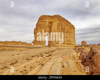 Jabal AlFil or Elephant Rock near Al'Ula, Saudi Arabia Stock Photo - Alamy