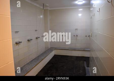 Ablution area beside the mosque, Wudu or ablution the Islamic procedure ...