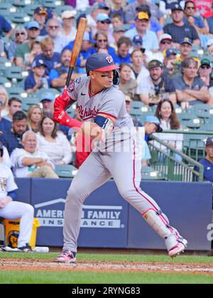Washington Nationals' Joey Meneses (45) in action during a baseball ...