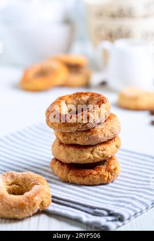 Traditional Italian torchetti cookies Stock Photo - Alamy