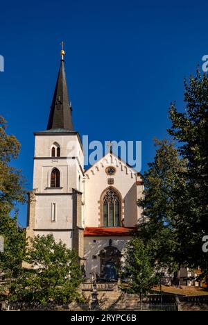 Medieval church of the Exaltation of the Holy Cross, Litomysl, Czech ...
