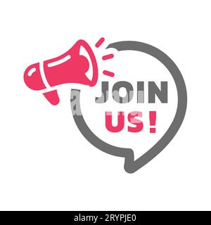 join us icon, black vector sign with editable strokes, concept ...