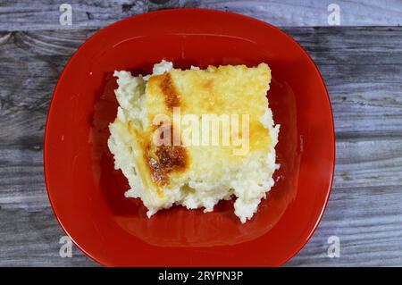 Baked Egyptian rice or Roz muammar's combination of rice, fresh cream ...