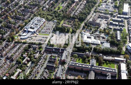aerial view of West Didsbury in Manchester Stock Photo - Alamy