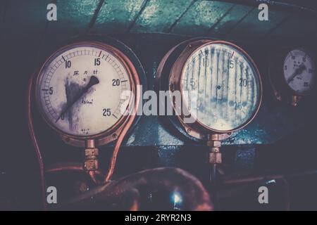 Image of old steam engine facility Stock Photo - Alamy