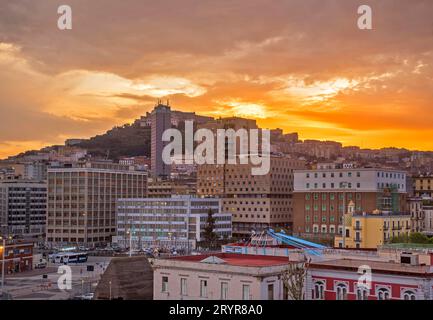 Panoramic view of Naples - Italy Stock Photo - Alamy