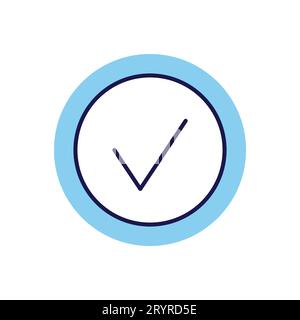 Check Mark related vector icon. Isolated on white background. Vector ...