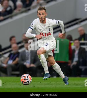 Tottenham Hotspur's James Maddison during the Premier League match at ...
