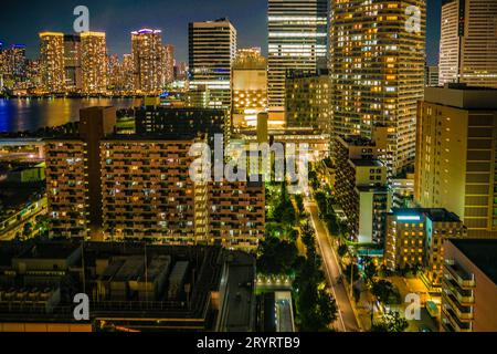 High-rise apartment group of Toyosu (Koto-ku, Tokyo). Shooting Location ...