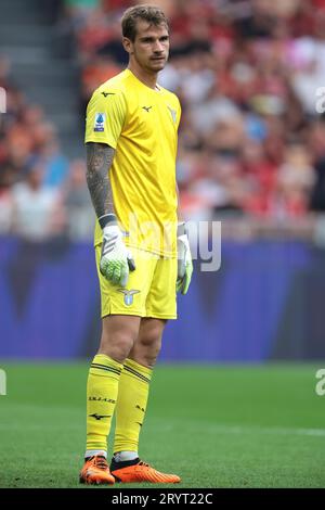Ivan Provedel of SS Lazio looks on during the serie Serie A Enilive ...