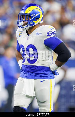 Los Angeles Rams defensive lineman Aaron Donald is pictured during the ...
