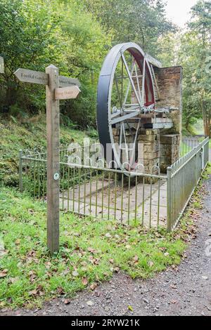 A breastshot waterwheel powered water pump Cragside. Electrifying the ...