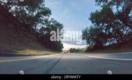 Sunset Drive on HWY 101 Near Pismo Beach Stock Photo - Alamy