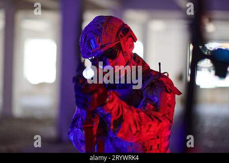 A professional soldier undertakes a perilous mission in an abandoned ...