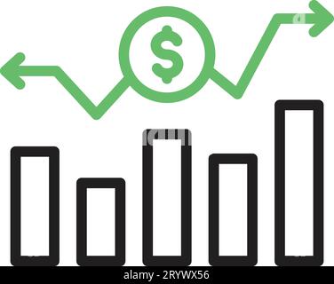 Fluctuation icon vector image Stock Vector Image & Art - Alamy