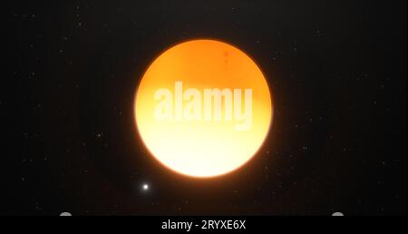 Exoplanet Kepler 10 b, illustration Stock Photo - Alamy
