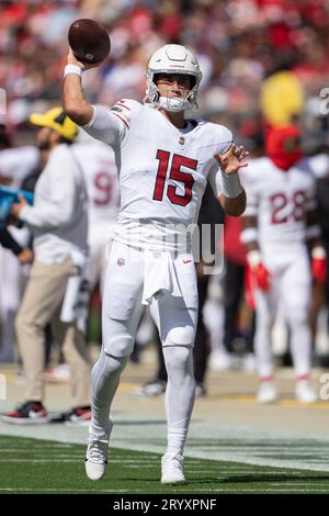 Arizona Cardinals quarterback Clayton Tune (15) throws the ball against ...