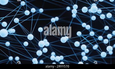 Abstract plexus technology science concept Stock Photo - Alamy