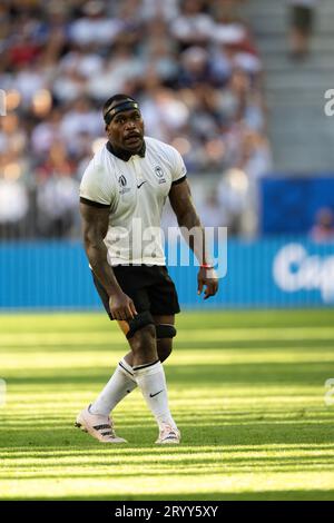 Levani Botia (FIJ) during the 2023 Rugby World Cup Pool C match between ...
