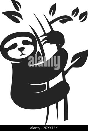 sloth logo template Isolated. Brand Identity. Icon Abstract Vector ...