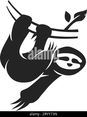 sloth logo template Isolated. Brand Identity. Icon Abstract Vector ...