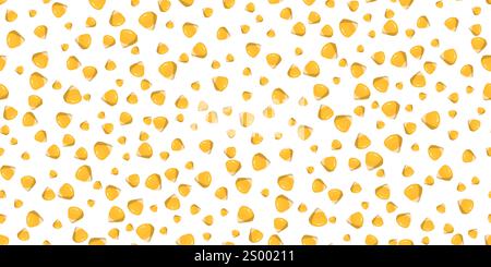 Corns seed. Pile of sweetcorn golden grains on white. Ripe yellow corn ...