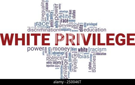 Privilege word cloud conceptual design isolated on white background ...