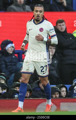 Malo Gusto of Chelsea during the Premier League match Fulham vs Chelsea ...