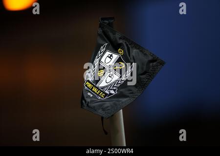 Port Vale’s corner flag during the Sky Bet Championship match at Vale ...